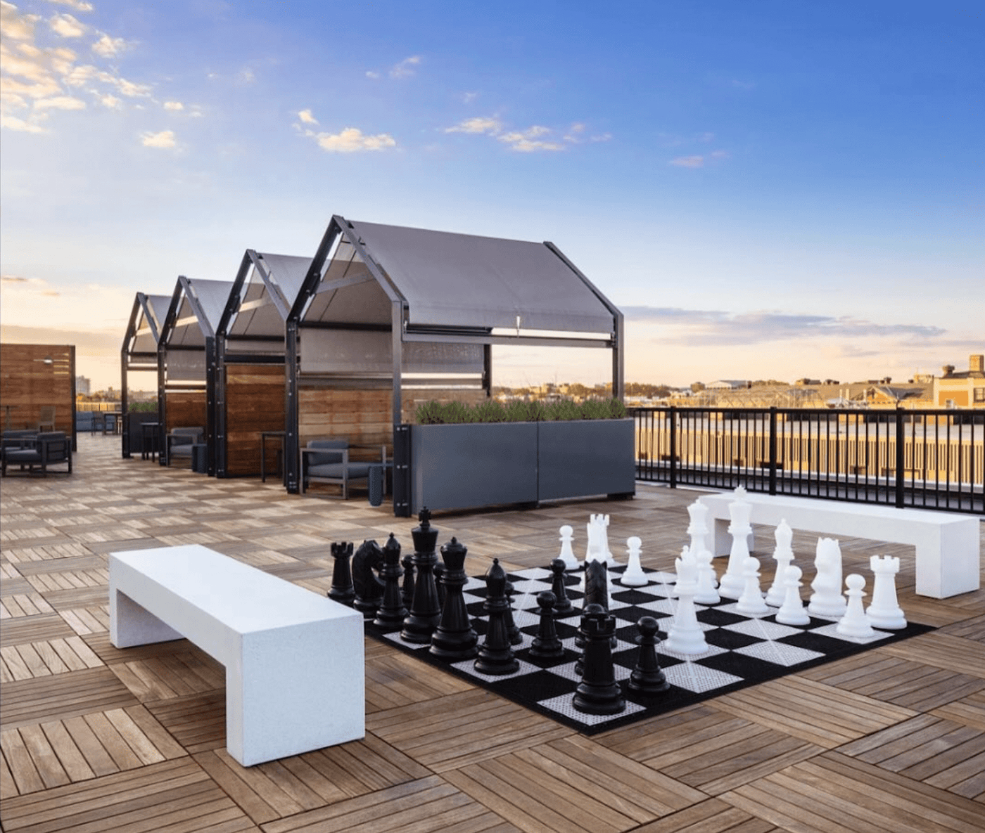 Commercial Grade Synthetic Wood Giant Chess Board With 12 Inch Squares