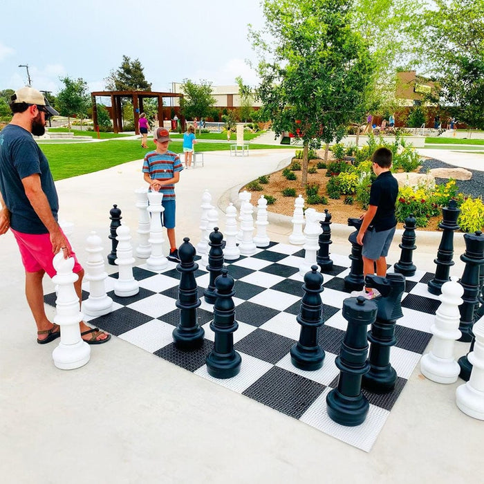 37 Inch Plastic Giant Chess Set | Giant Outdoor Chess