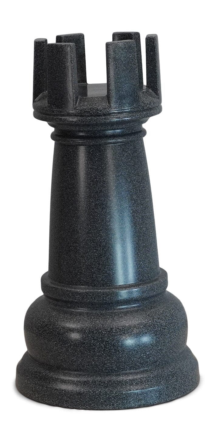 23 Inch Dark Gray Perfect Rook Giant Chess Piece | Giant Outdoor Chess