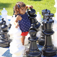 25 Inch Plastic Giant Chess Set | Giant Outdoor Chess