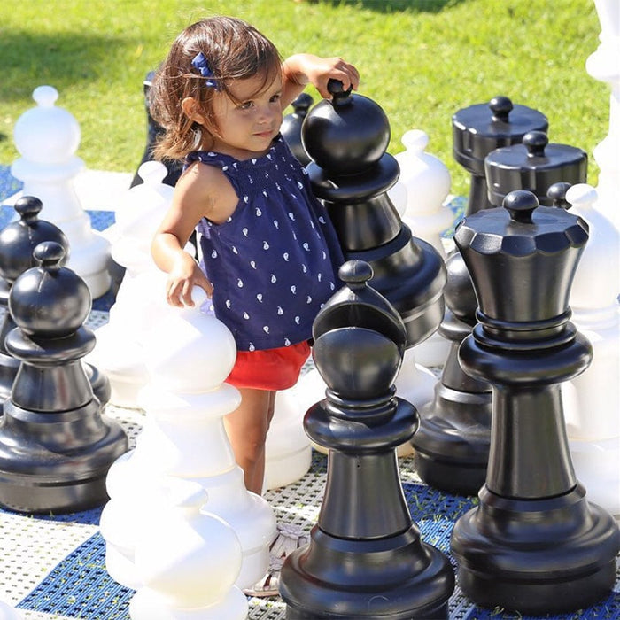 25 Inch Plastic Giant Chess Set | Giant Outdoor Chess