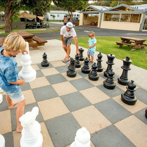 25 Inch Plastic Giant Chess Set | Giant Outdoor Chess