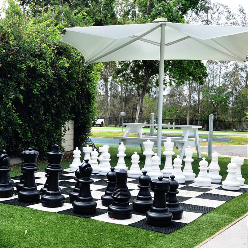 25 Inch Plastic Giant Chess Set | Giant Outdoor Chess