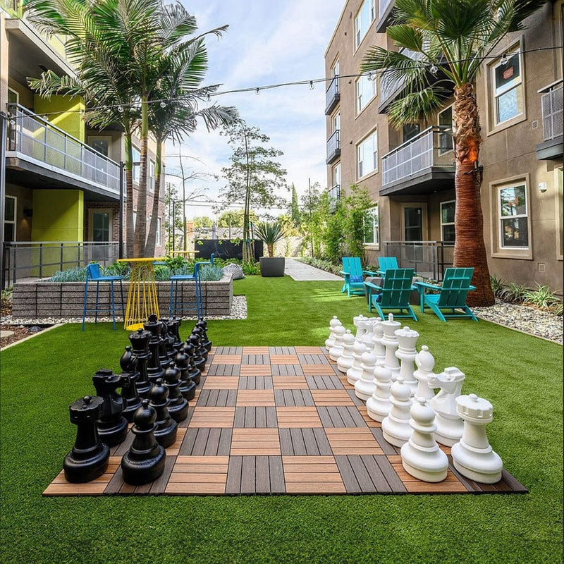 25 Inch Plastic Giant Chess Set | Giant Outdoor Chess