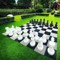 25 Inch Plastic Giant Chess Set | Giant Outdoor Chess