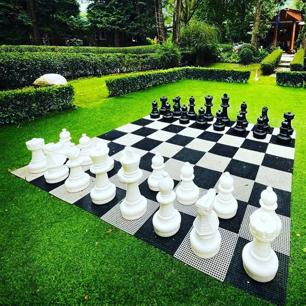 25 Inch Plastic Giant Chess Set | Giant Outdoor Chess