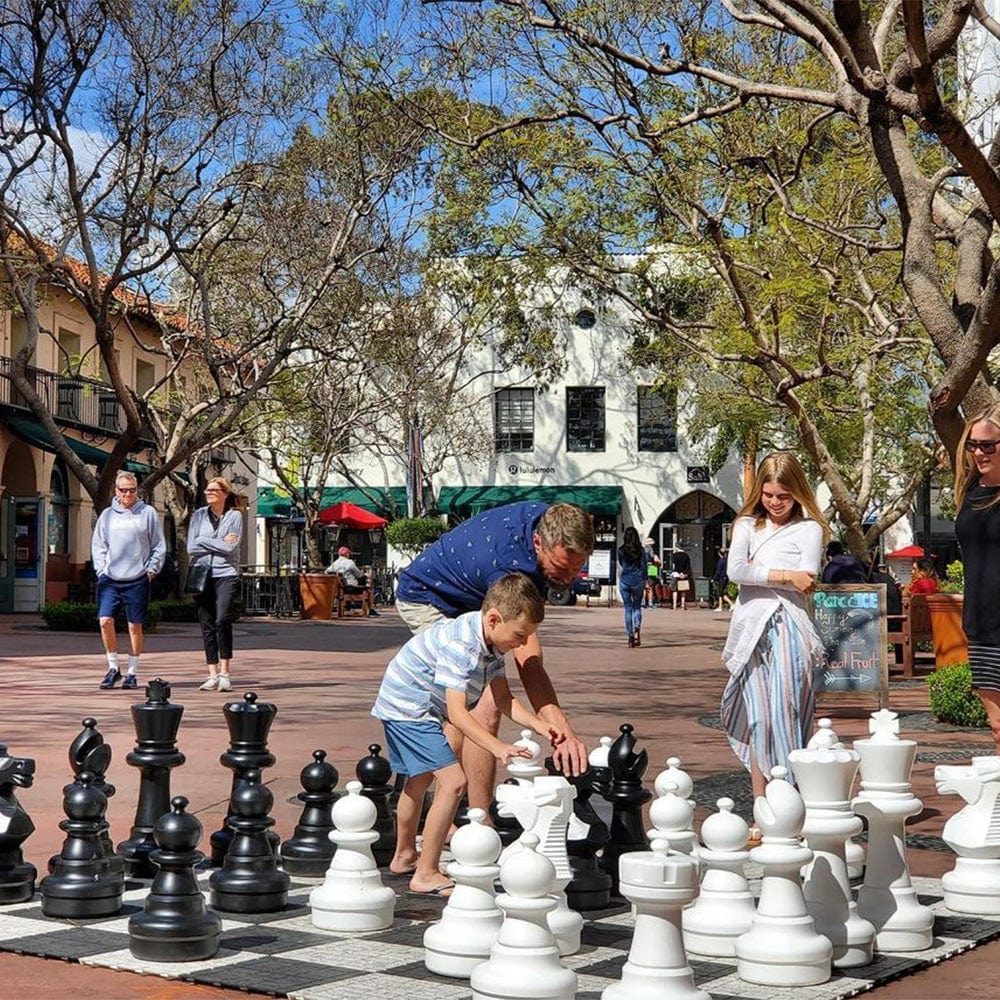 25 Inch Plastic Giant Chess Set | Giant Outdoor Chess