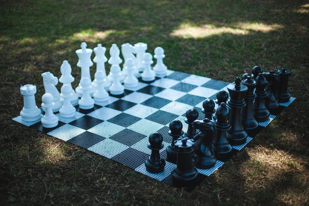 Personalized 16 Inch Plastic Giant Chess Set | Giant Outdoor Chess