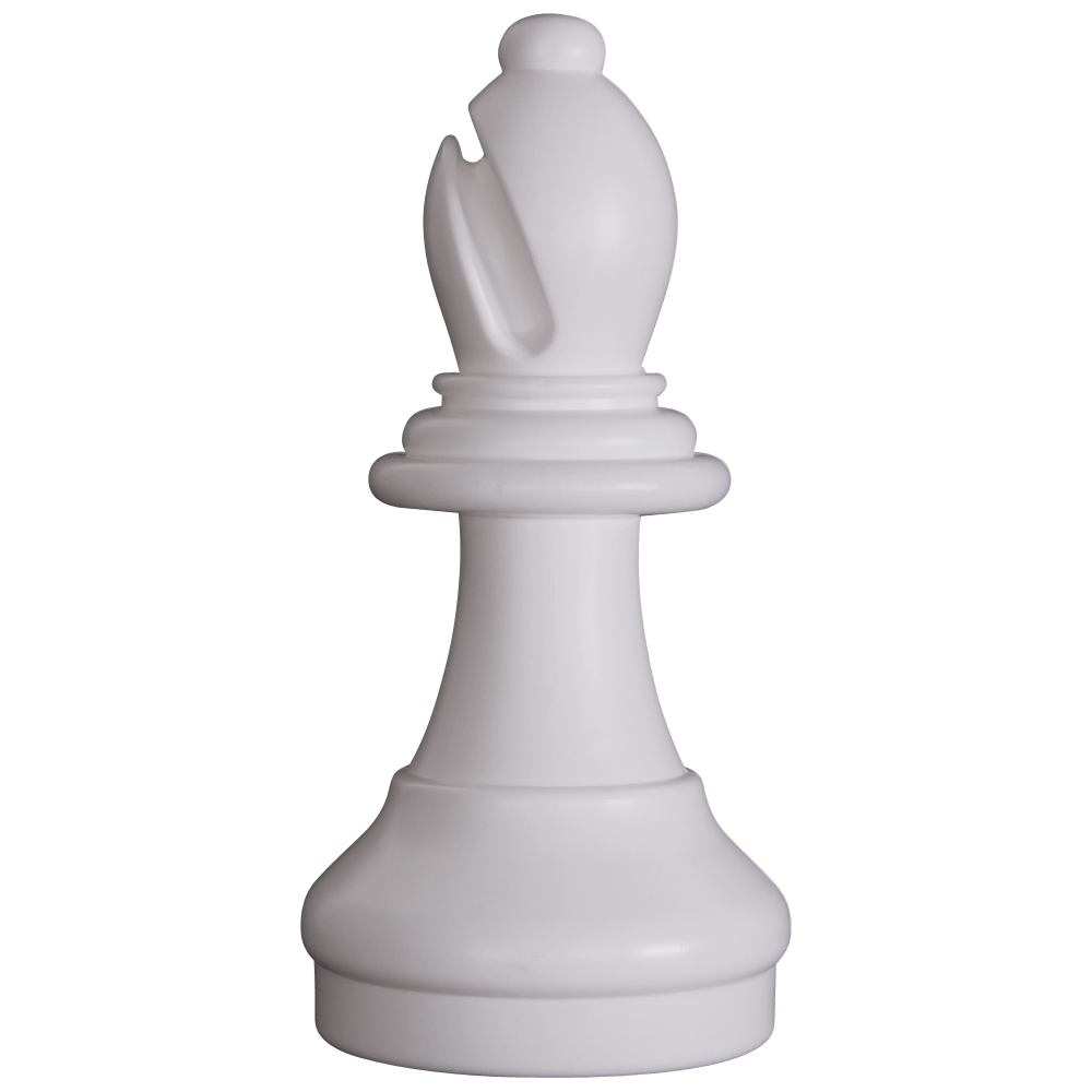13 Inch Light Plastic Bishop Giant Chess Piece | Giant Outdoor Chess