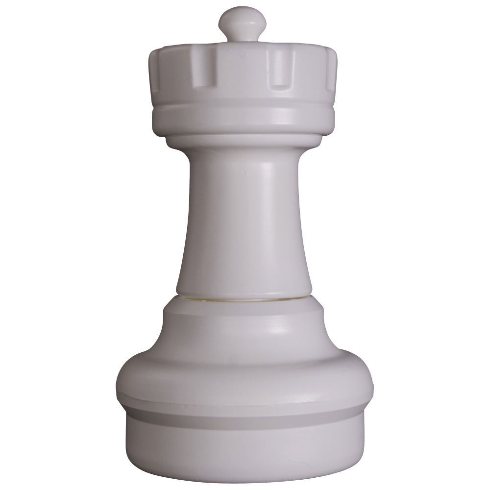 17 Inch Light Plastic Rook Giant Chess Piece | Giant Outdoor Chess