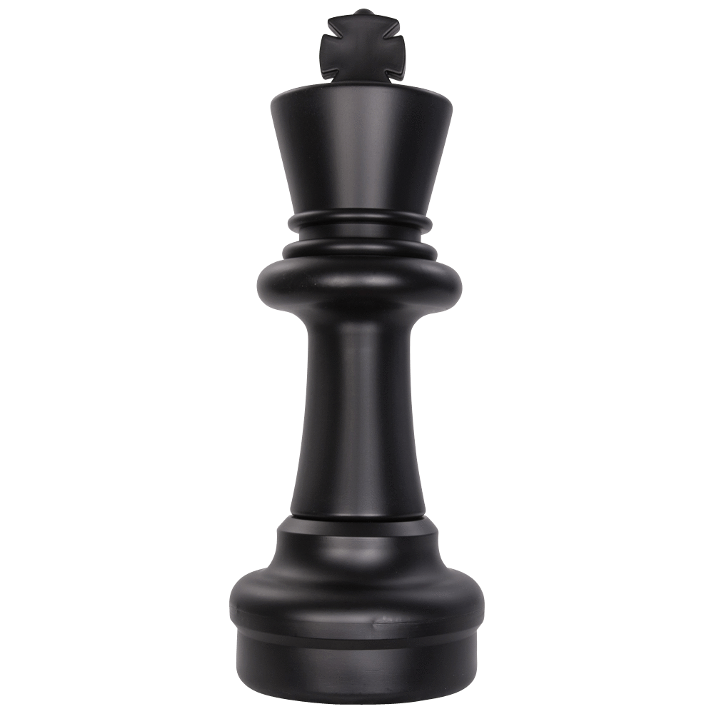 Giant Chess Piece 25 Inch Dark Plastic King | MegaChess