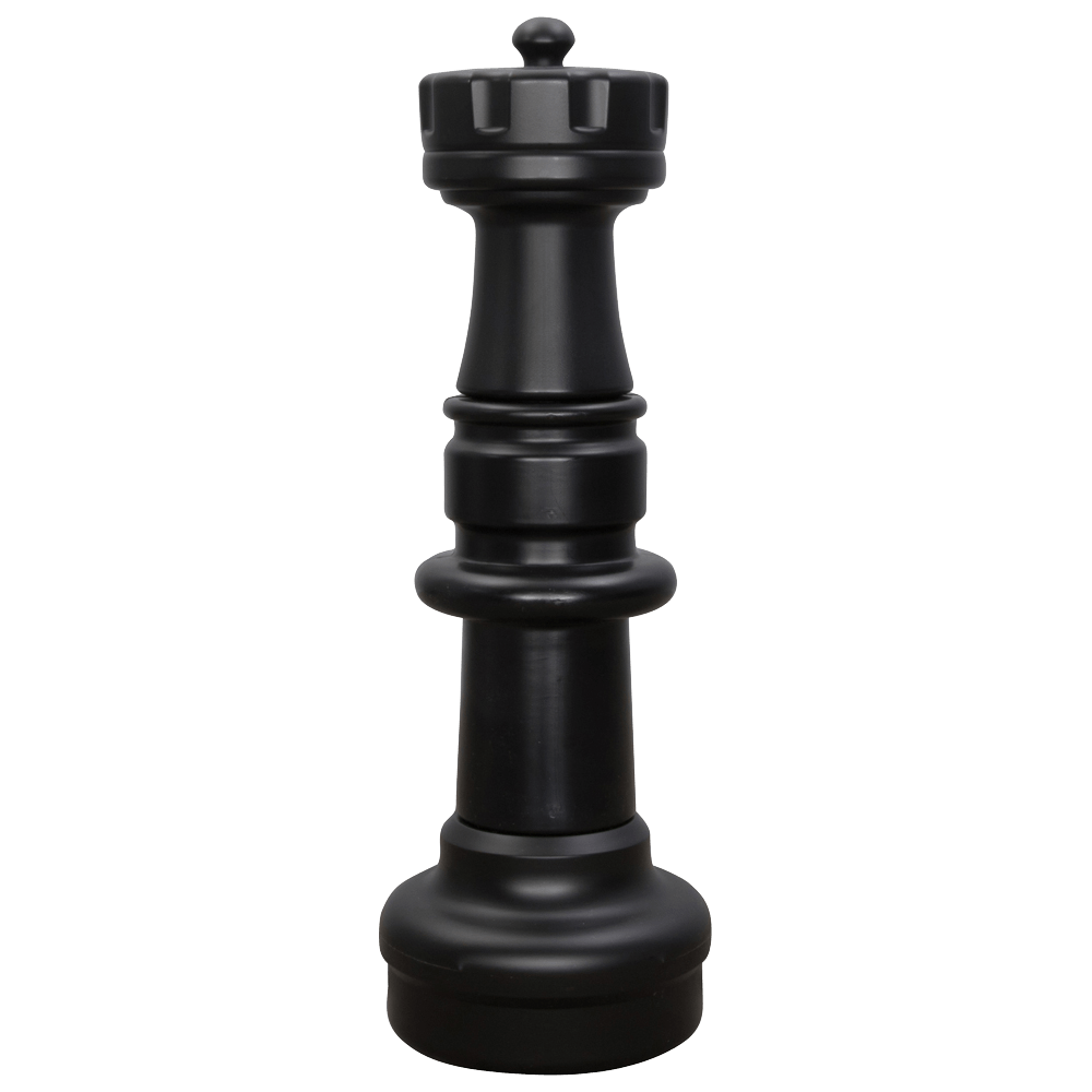 29 Inch Dark Plastic Rook Giant Chess Piece | Giant Outdoor Chess
