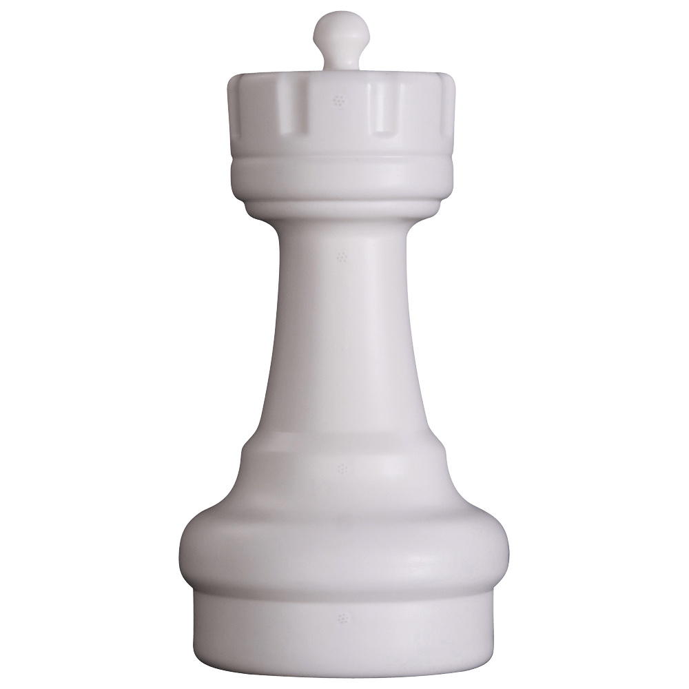 9 Inch Light Plastic Rook Giant Chess Piece | Giant Outdoor Chess