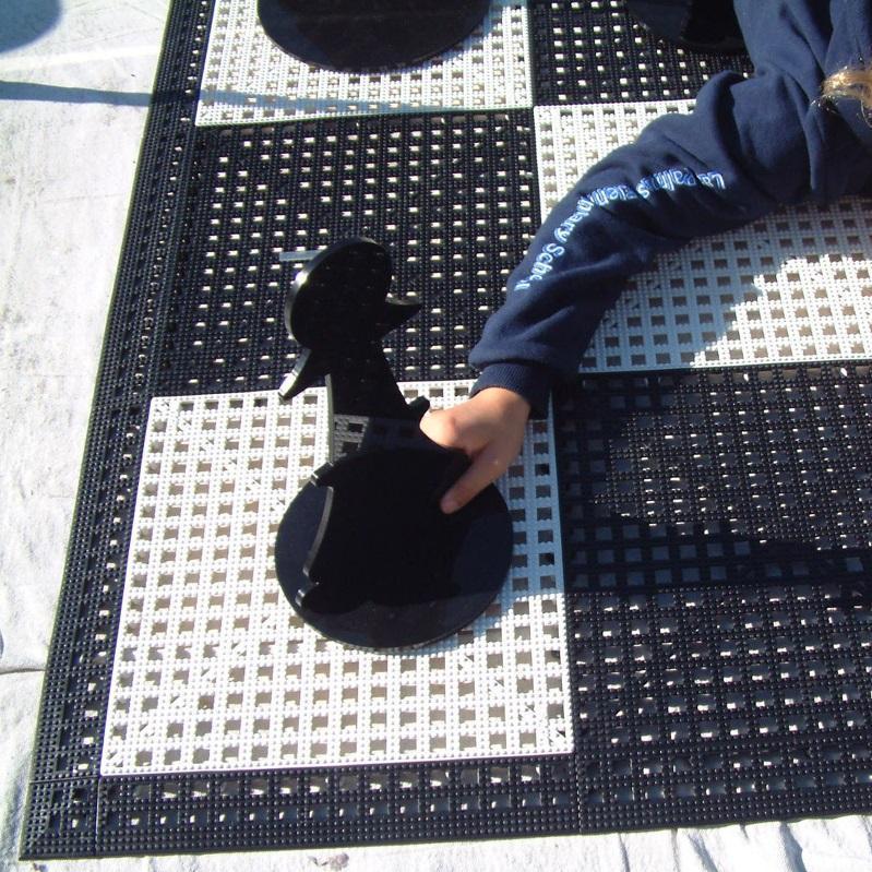 Safety Edge Ramps for Rubberized Vinyl 24" Squares | Giant Outdoor Che