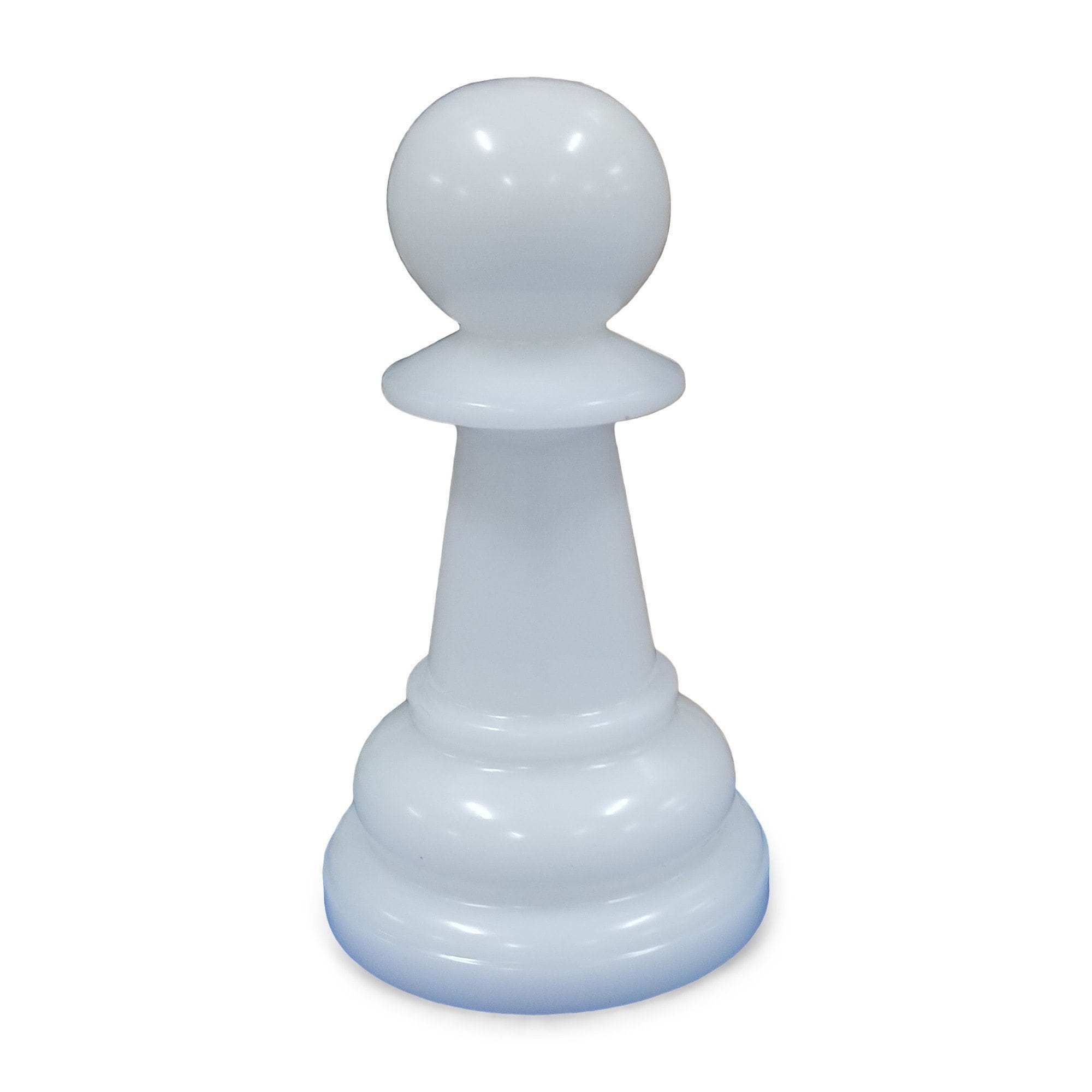 12 Inch White Perfect Pawn Giant Chess Piece | Giant Outdoor Chess