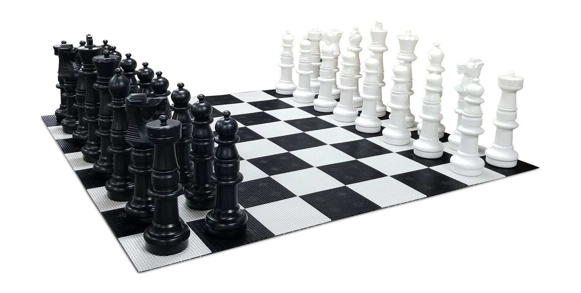 37 Inch Plastic Giant Chess Set with Plastic Board | Giant Outdoor Che